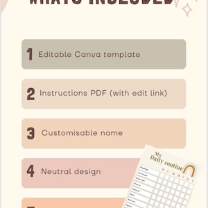 Editable Daily Routine Chart for Kids | Printable Morning & Evening ...