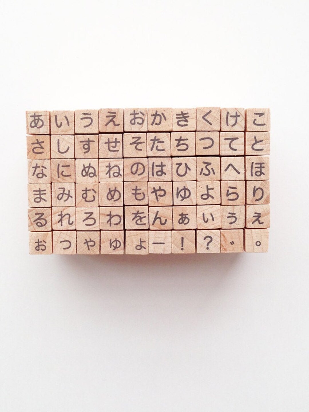 Japanese Hiragana Rubber Stamp Set, Wood Mount Rubber Stamps, No1 - Etsy