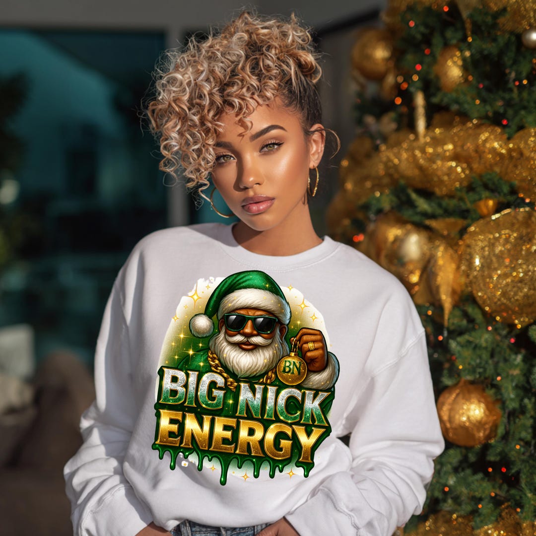 Big Nick Energy Santa PNG, Funny Christmas Design (digital Download) - Etsy