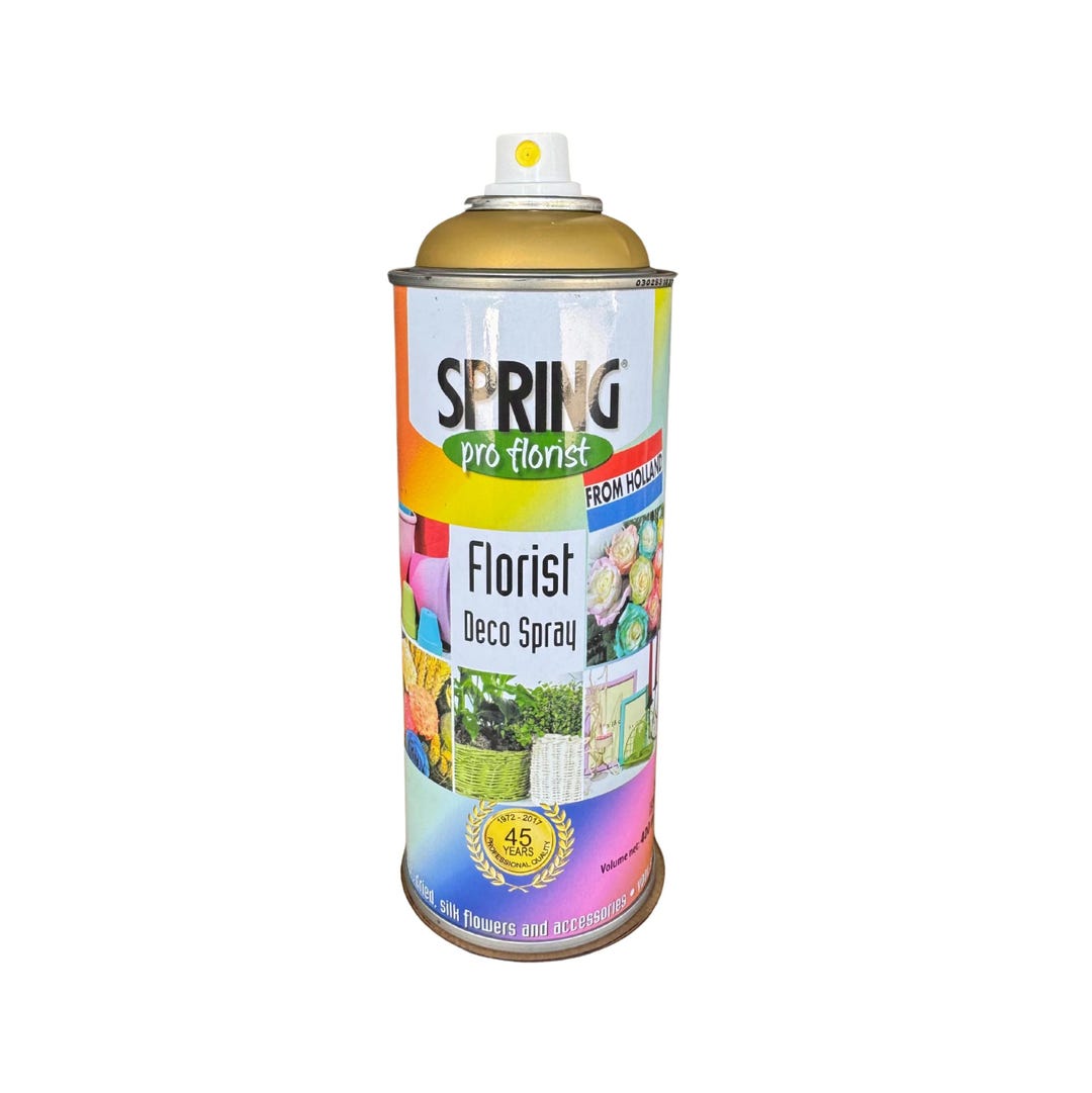 Bright Gold Floral Spray Paint, Fresh & Silk Flowers, 400ml - Etsy