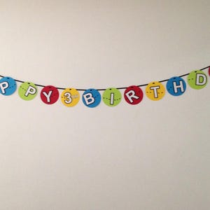 Bouncy Ball Birthday Banner - Etsy