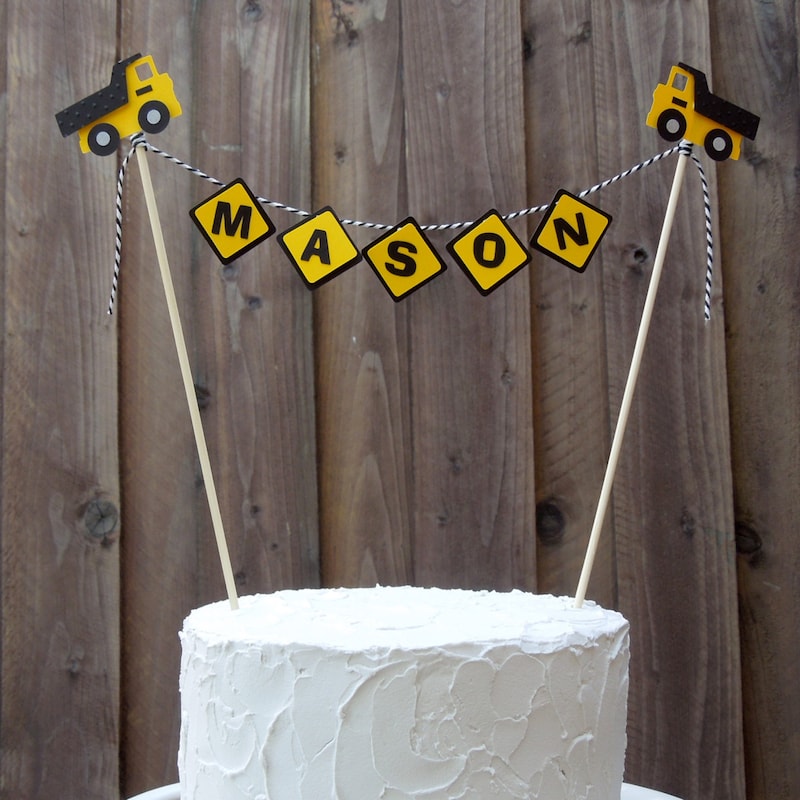 Banner Cake Topper - Etsy