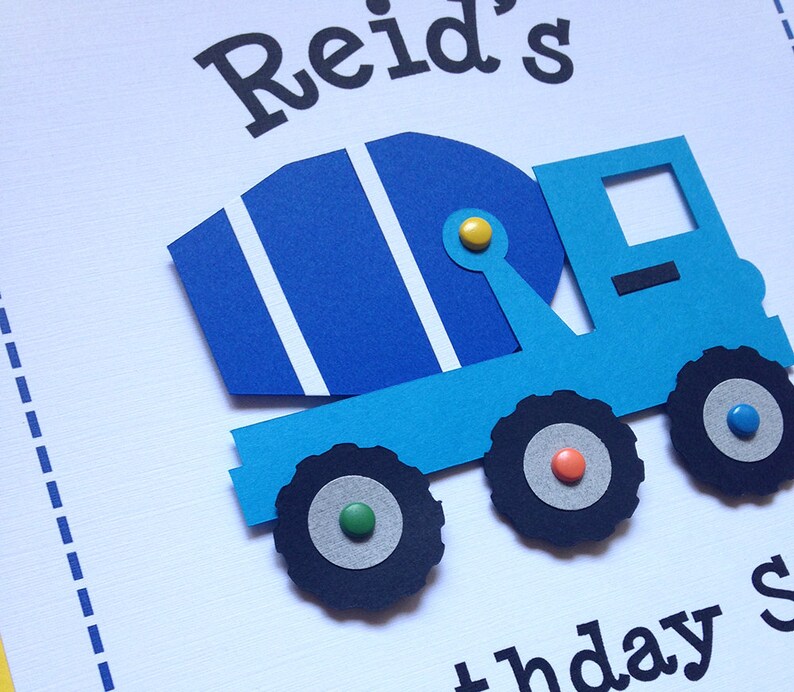 Cement Mixer Construction Sign for Construction Trucks | Etsy