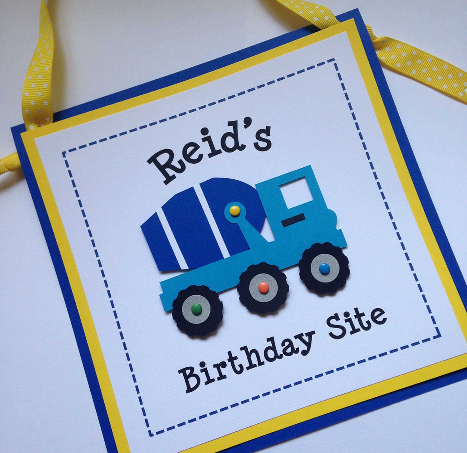 Cement Mixer Construction Sign for Construction Trucks - Etsy