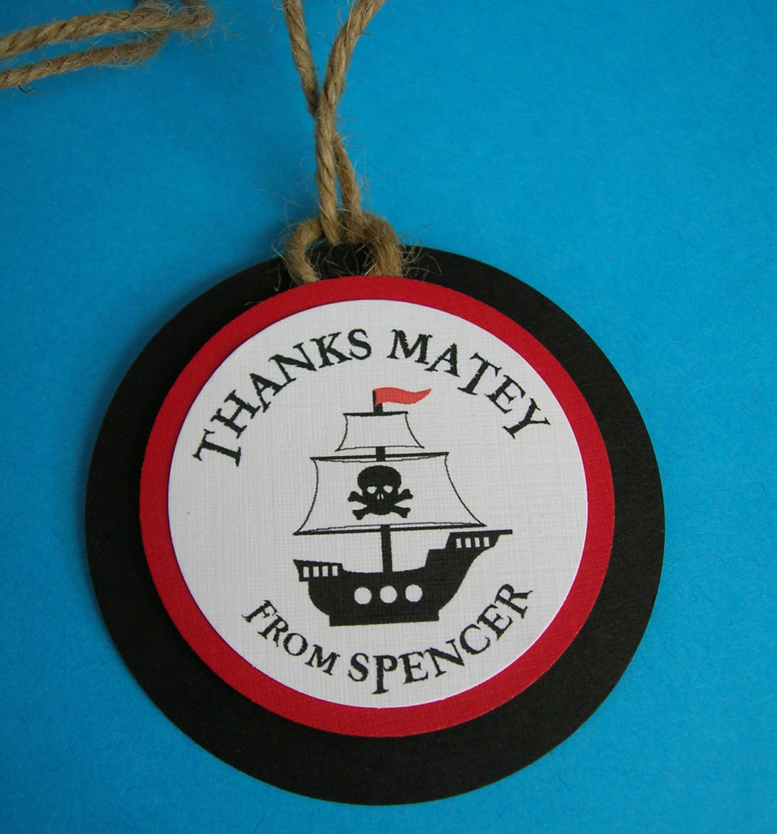 Pirate Birthday Party Favor Tags - Etsy