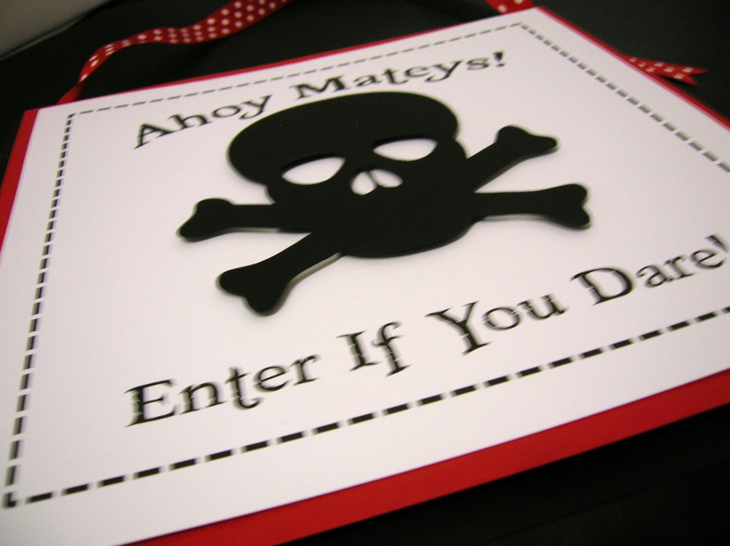 Pirate Birthday Party Door Sign - Etsy