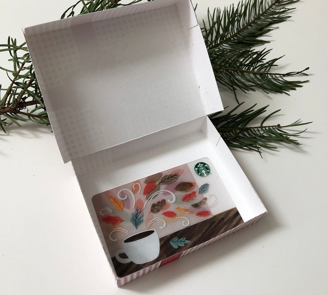 Printable Gift Box Gift Card Holder Box DIY Digital File in - Etsy