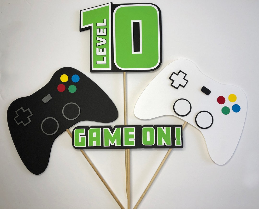 Video Game Party Centerpiece Set - Etsy