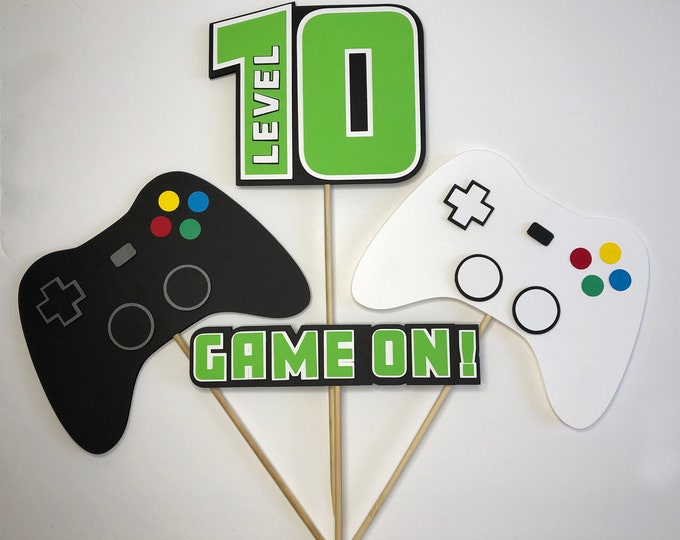 Video Game Party Centerpiece Set - Etsy