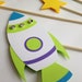 Rocket Ship Centerpiece Set - Etsy