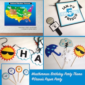 Printable Weather Map, Instant Download Printable Weather Map - Etsy