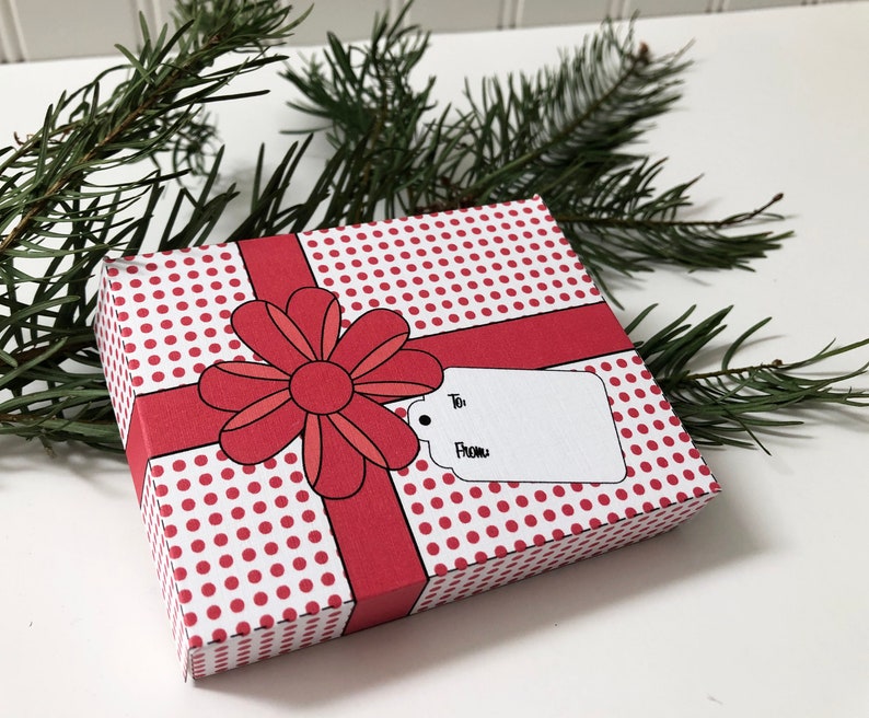 Printable Gift Box Gift Card Holder Box DIY Digital File in - Etsy