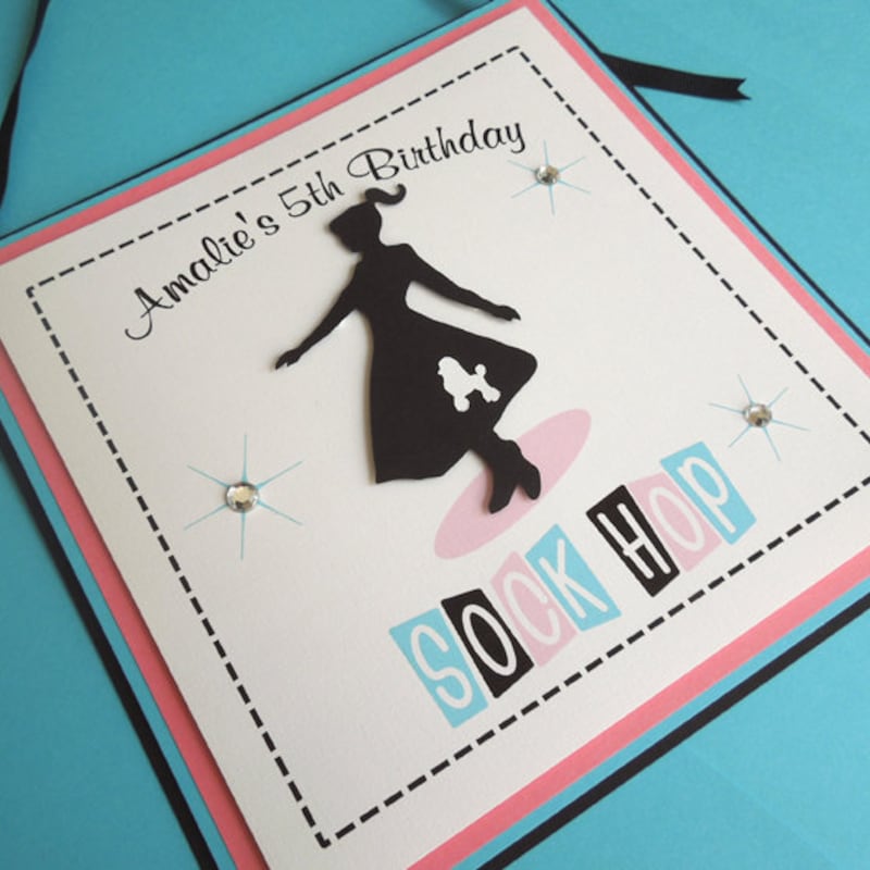 Sock Hop Sign - Etsy