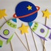 Rocket Ship Centerpiece Set - Etsy