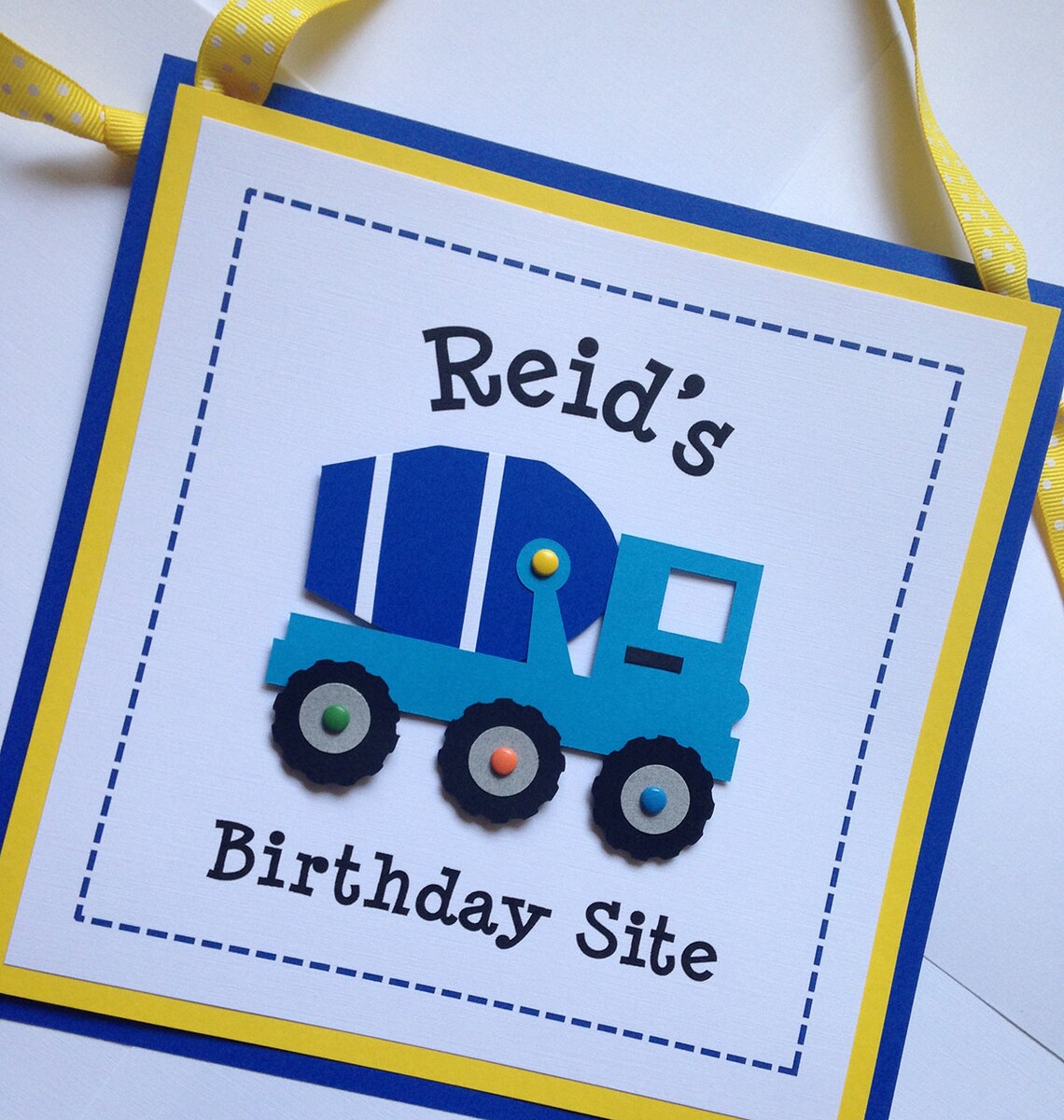 Cement Mixer Construction Sign for Construction Trucks - Etsy