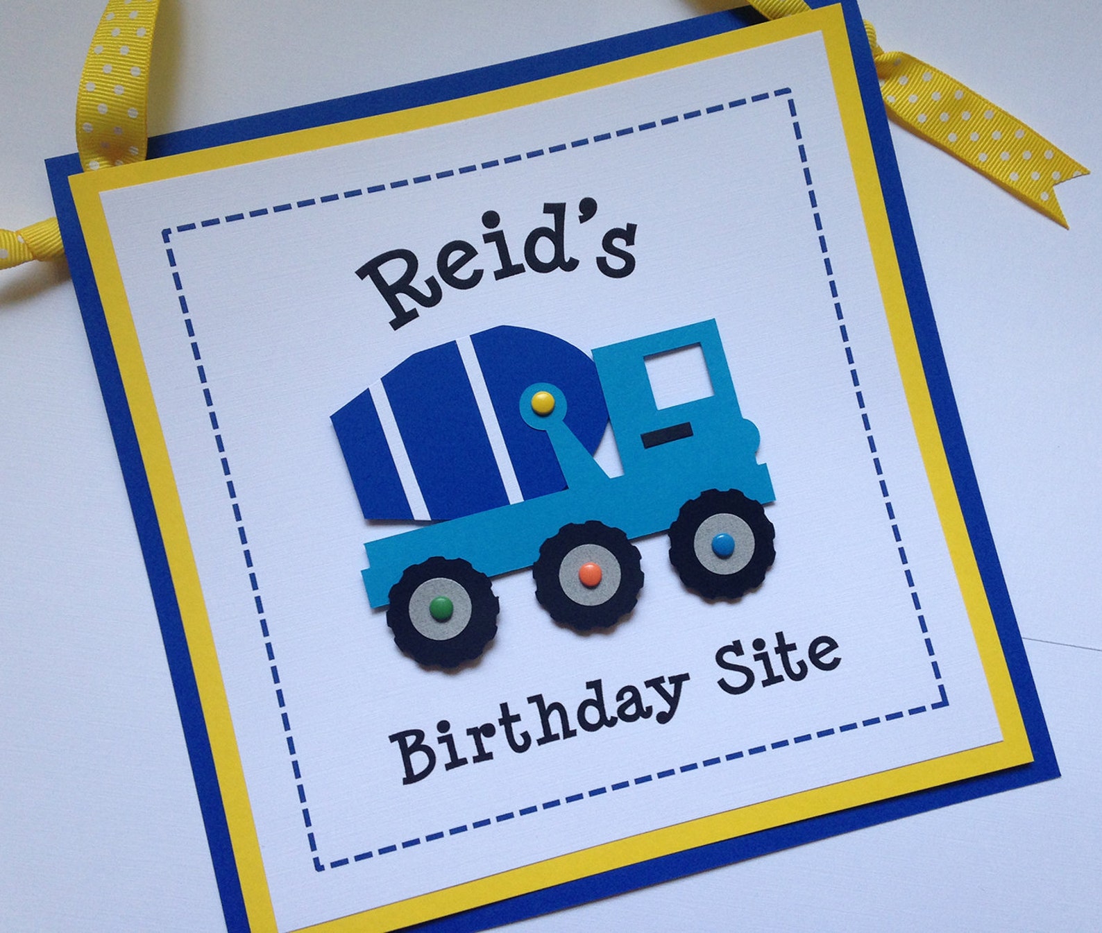 Cement Mixer Construction Sign for Construction Trucks - Etsy