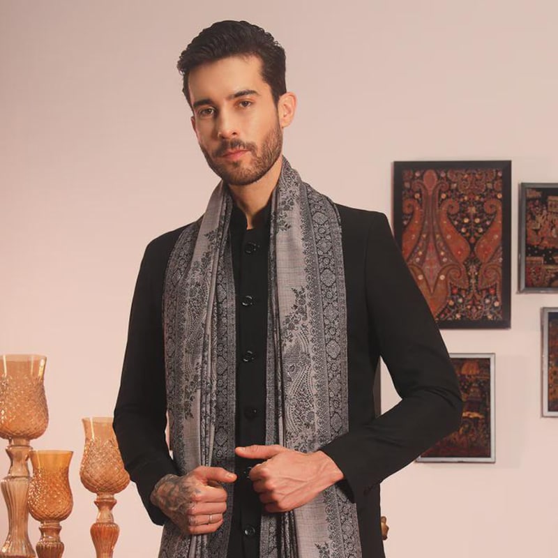 Woolen Jamawar Shawls - Etsy