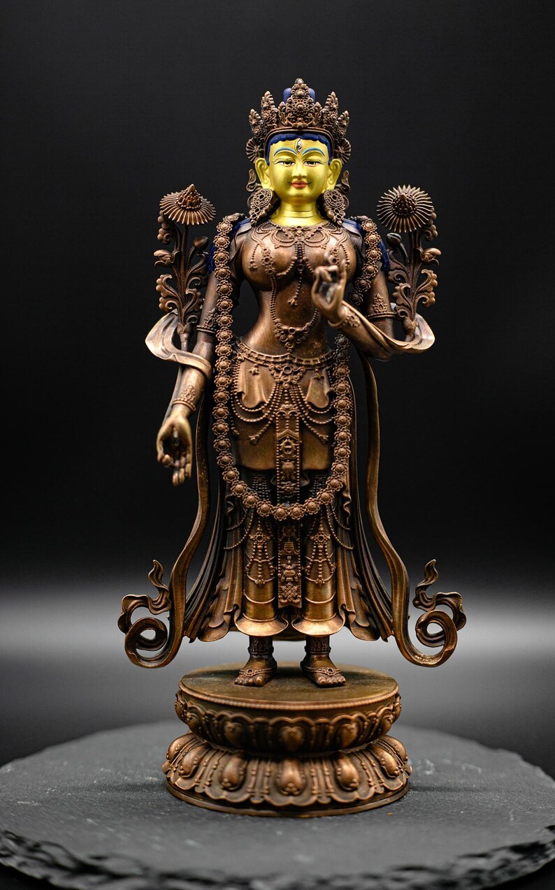 Handcrafted White Tara Statue Tibetan Buddhist Sculpture Art - Etsy