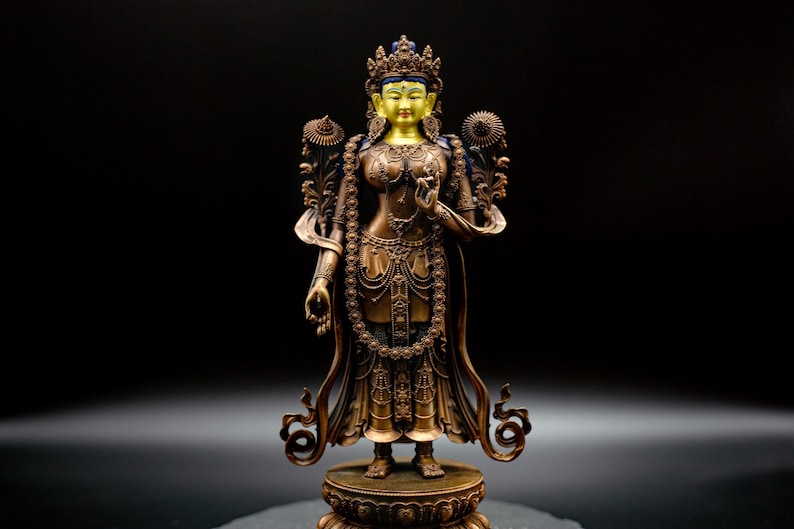Handcrafted White Tara Statue Tibetan Buddhist Sculpture Art - Etsy