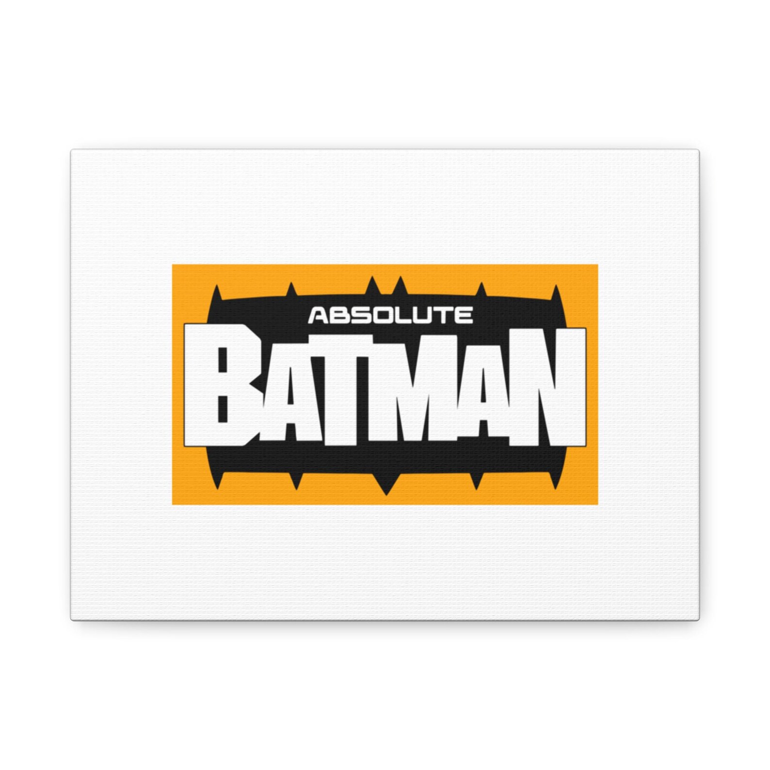 Absolute Batman Matte Canvas - Etsy