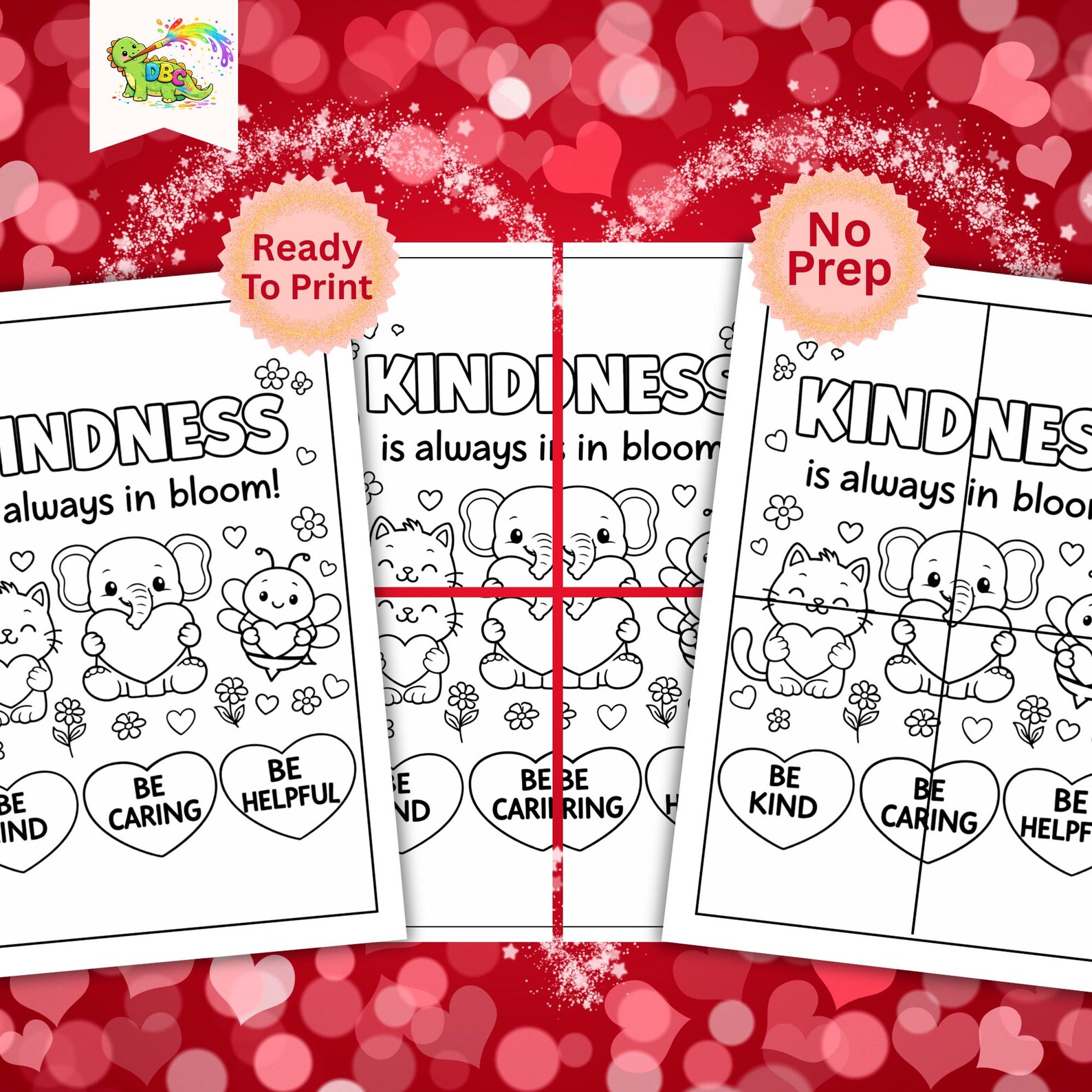 Kindness Classroom Poster & Coloring Page | SEL Printable for Kids ...
