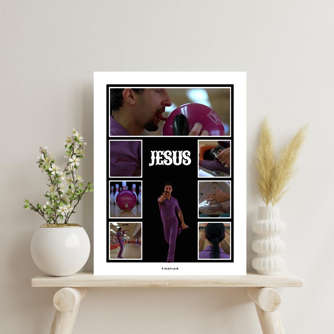 The Big Lebowski, Jesus Iconic Scene, Printable Poster - Etsy