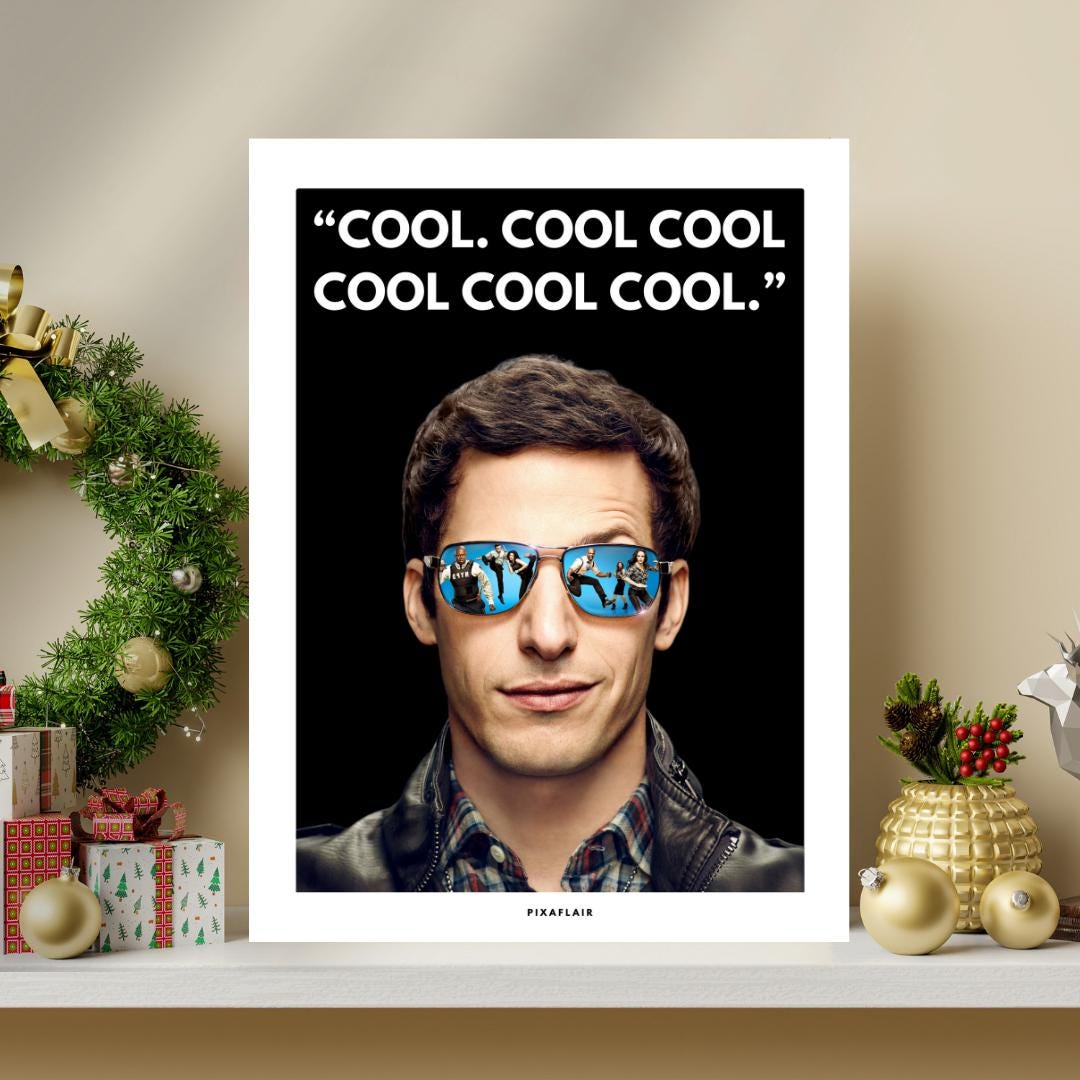 Jake Peralta Inspired Minimal Poster, Brooklyn Nine-nine Fan Art ...