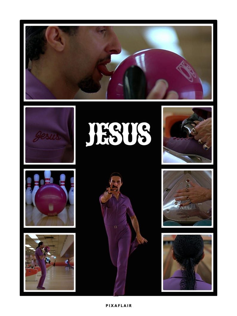 The Big Lebowski, Jesus Iconic Scene, Printable Poster - Etsy UK