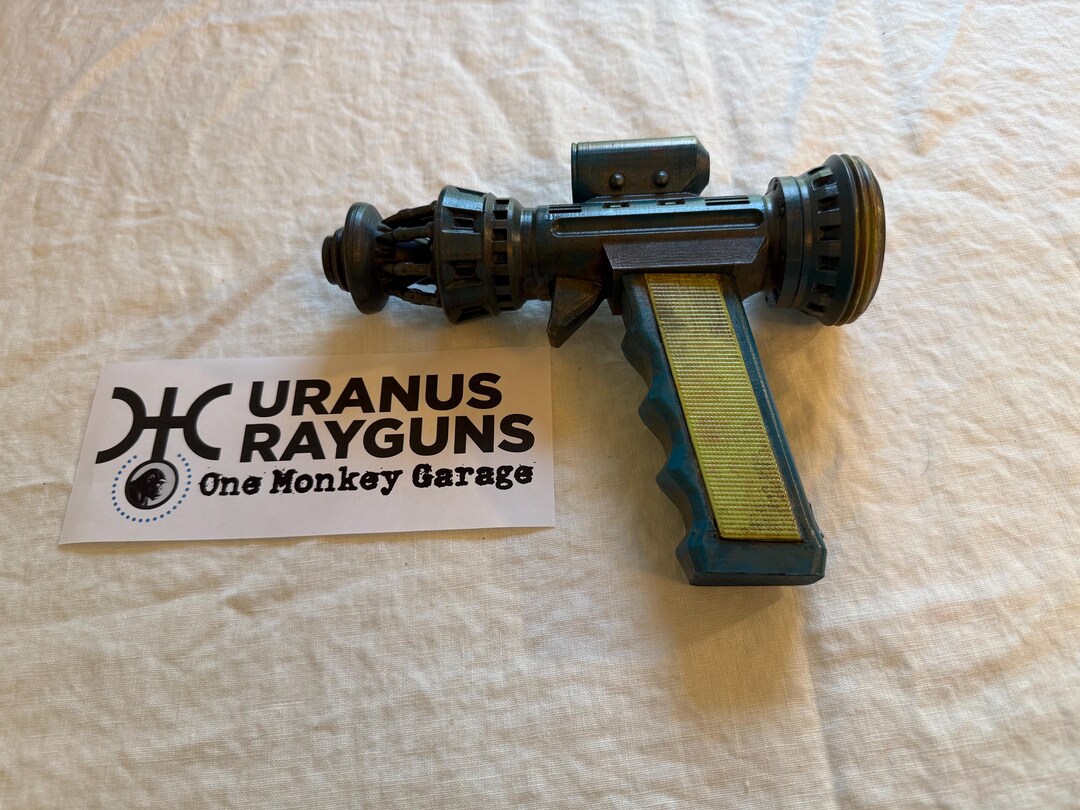 Handpainted Raygun Prop - 3D Design for Cosplay, Costume, Collection ...