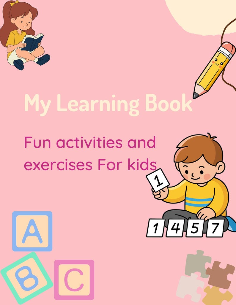 Early Learning Printable Binder for Preschoolers - Etsy