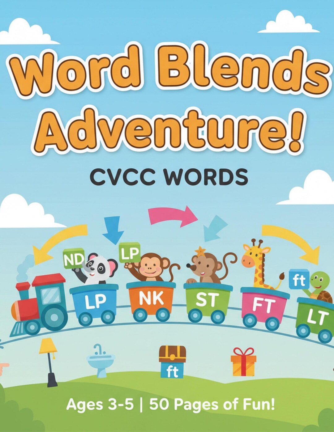 CVCC Words Phonics Workbook | Ending Blends Worksheets | After CVC ...