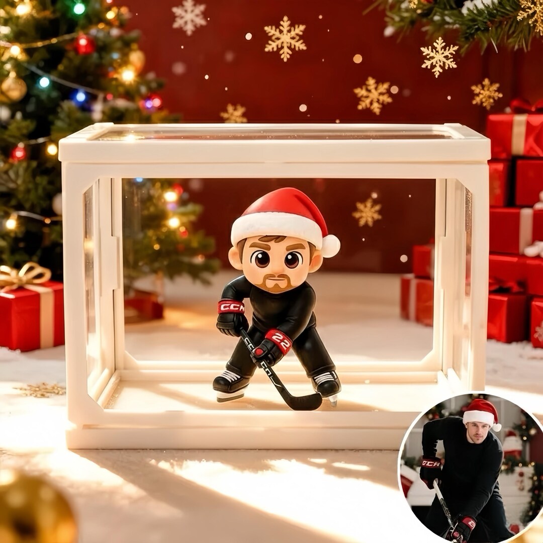 Custom 1 Person 3D Mini Figure Glass Dollhouse Personalized Scene ...