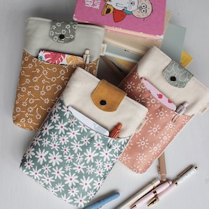 Handmade Fabric Book Sleeve Pattern, Book Cover Tutorial, Bookish Gifts ...