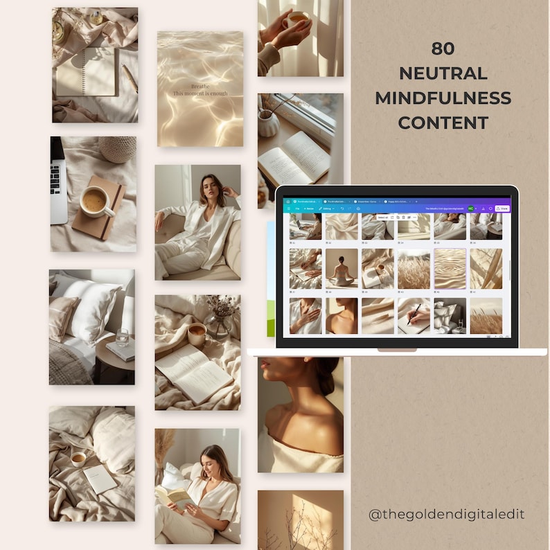 Neutral Stock Photos | Wellness, Faceless Content (digital Download) - Etsy