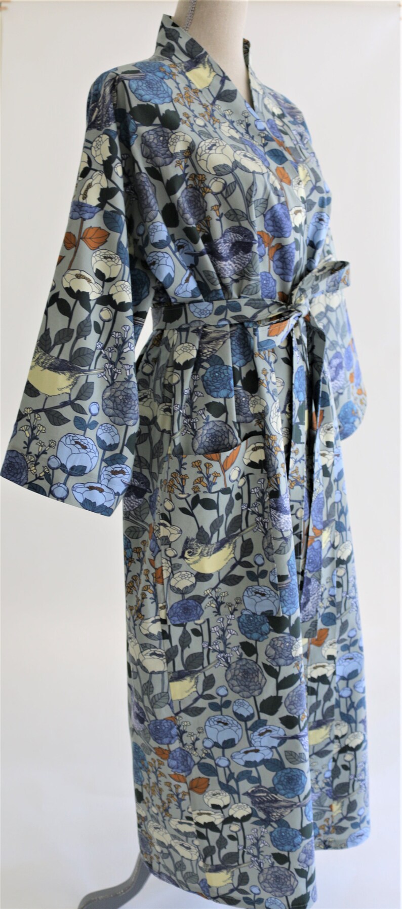 CUSTOM Luxury Kimono Robe Custom Cotton Kimono Robe - Etsy