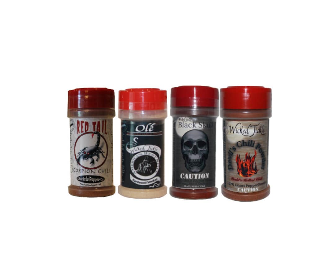 Ghost Pepper Powder Spice Gift Set Scorpion Pepper Habanero Chili Spice ...