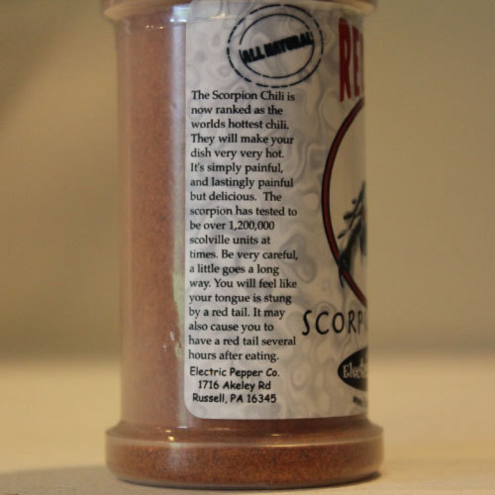 Trinidad Scorpion Chili Pepper Powder Moruga Scorpion Hot - Etsy