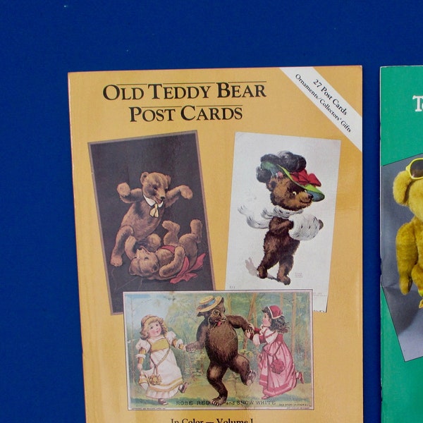 Teddy Bear Postcard - Etsy