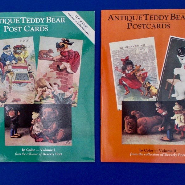 Teddy Bear Postcards - Etsy
