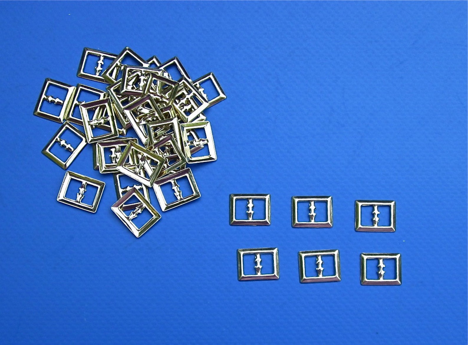 Mini Buckles, Gold 6 Dozen - Etsy