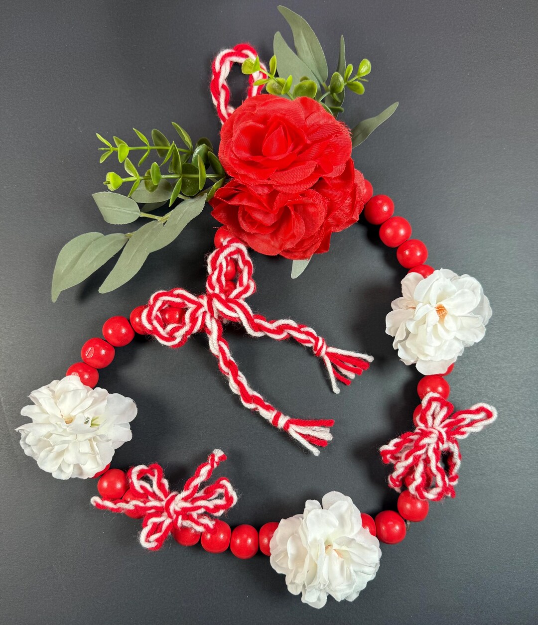 Handmade Martenitsa Wreath – Bulgarian Spring Decor, Good Luck Charm - Etsy