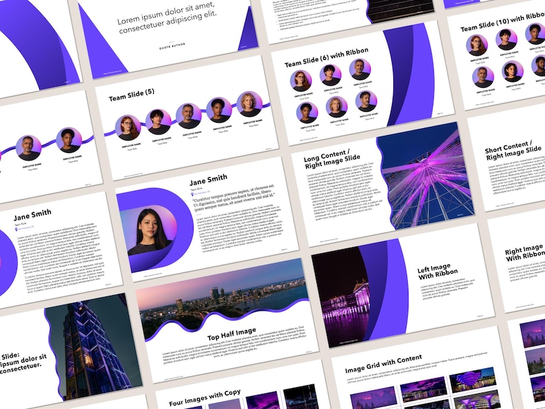 The Ribbon — A Flow-driven Powerpoint Presentation Template - Etsy