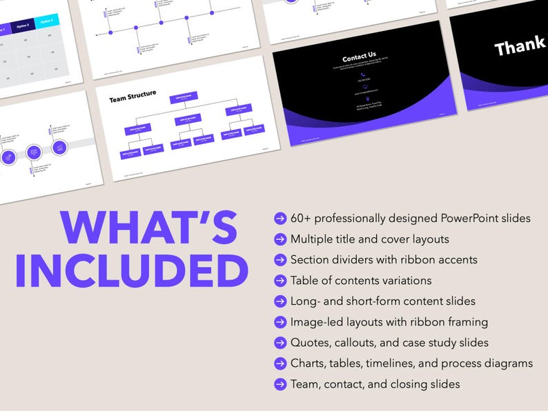 The Ribbon — A Flow-driven Powerpoint Presentation Template - Etsy