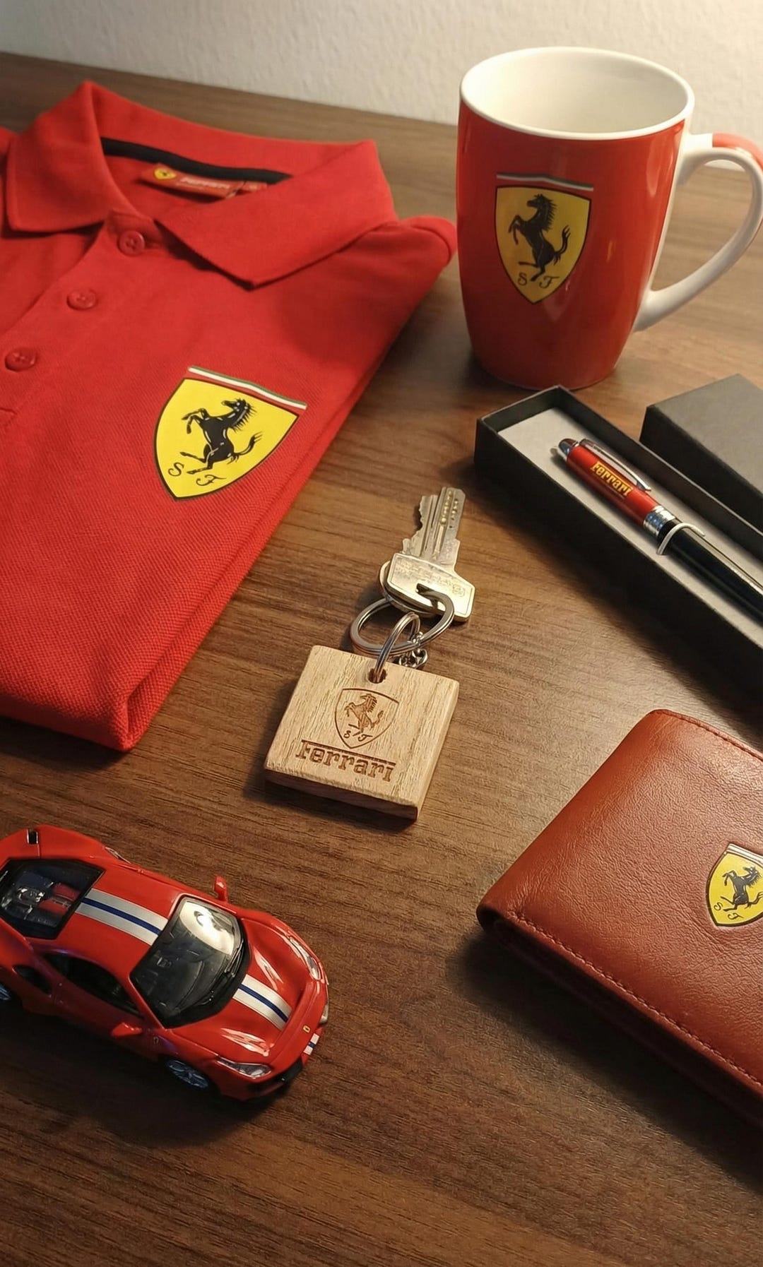 Wooden Formula 1 Inspired Keychain – Laser Engraved Chestnut Wood ...