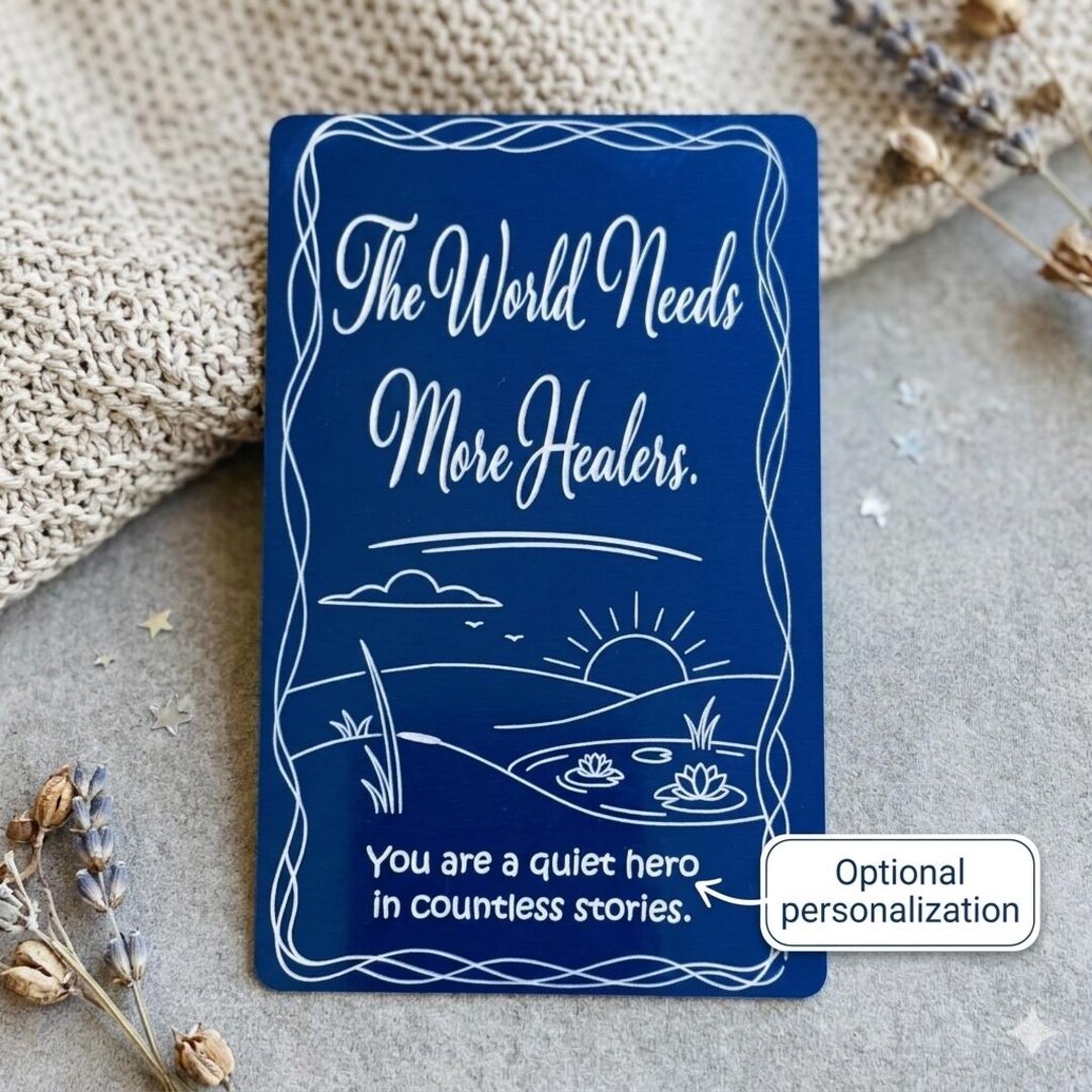 Gift for Nurse Bookmark | Personalized Engraved Gift for Caregivers ...