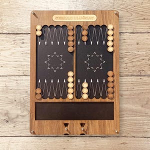 Backgammon Designed for the Wall - Etsy