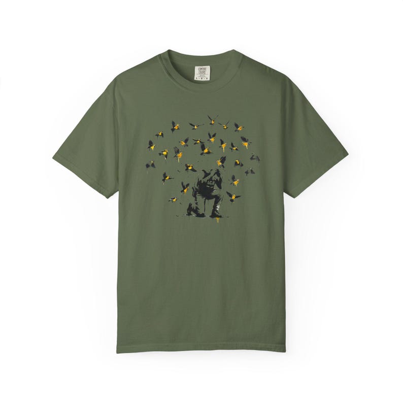 Western Meadow Lark Anti Ice Banksy-style Protest Tee | Oregon State ...