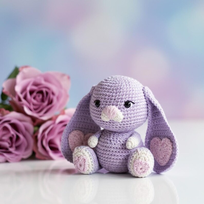 Crochet Bunny Pattern PDF | Amigurumi Rabbit Pattern, Plush Bunny Toy ...