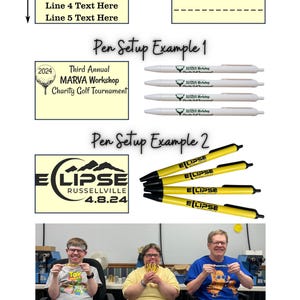 Customized Wide Body Ink Pens: Personalized Party Favors - Etsy