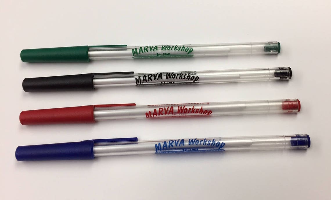 Custom Personalized Clear Stick Pens: Bulk Giveaways - Etsy
